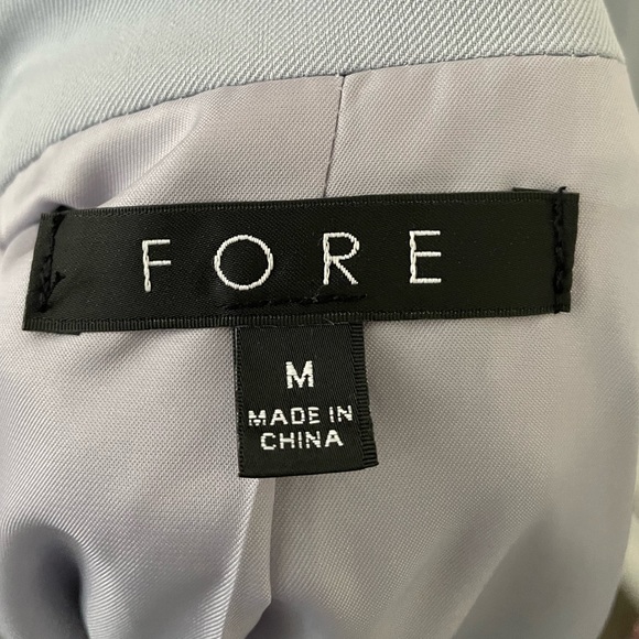 Fore | Jackets & Coats | Nwt Medium Dusty Blue Blazer With Dress Shorts ...